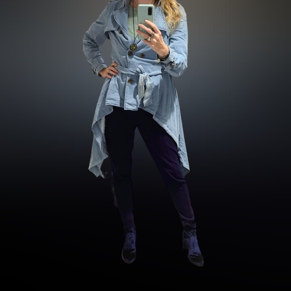 VENUS | Jackets & Coats | Spring Highlow Denim Jacket | Poshmark